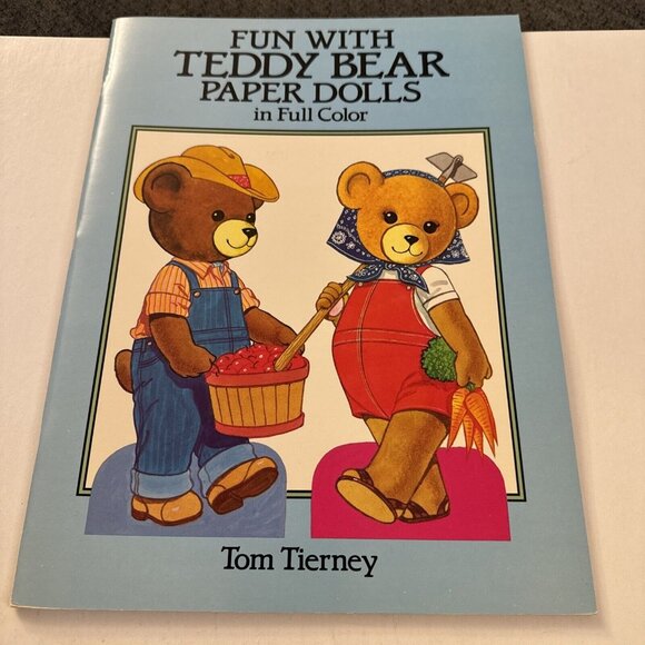 Other | Fun With Teddy Bear Paper Dolls Tom Tierney Book Pd2 | Poshmark